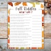 Fall Riddles Game for Kids, What Am I Game, Printable Fall Game, School ...