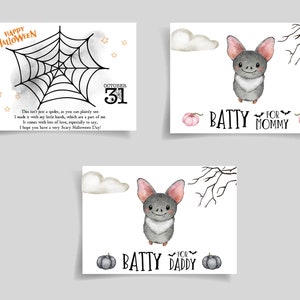 Halloween Handprint Art Bundle, Printable Handprint Crafts, Ghost ...