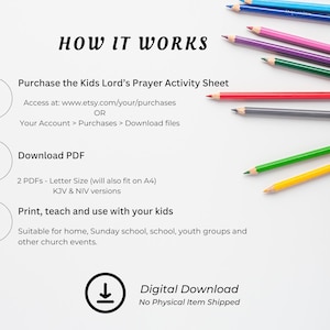 The Lord's Prayer Activity Placemat, Coloring Page for Kids, Lord's ...