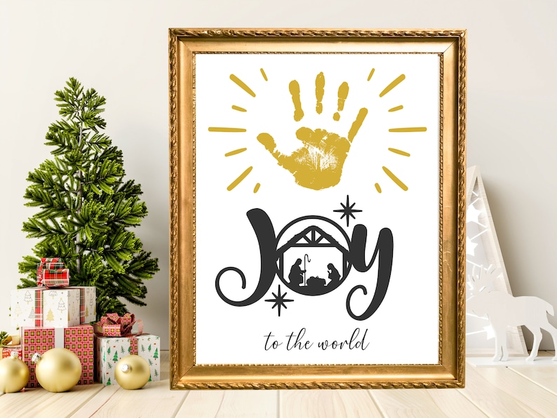 Nativity Handprint Art Craft Bundle, Birth of Jesus Sunday School Craft ...