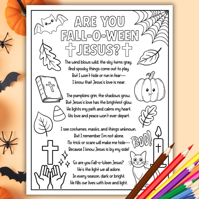 Fall O Ween Jesus - Etsy