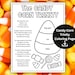 Candy Corn Trinity Handprint Art, Fall Craft for Kids, Printable Candy ...