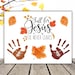 Fall Handprint Art, Printable Fall Craft, Fall for Jesus He Never ...