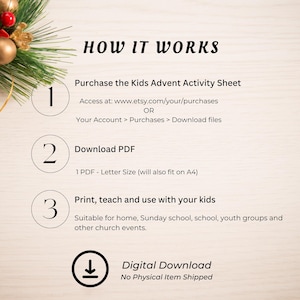 Advent Activity Placemat, Coloring Page Activity for Kids, Christian ...