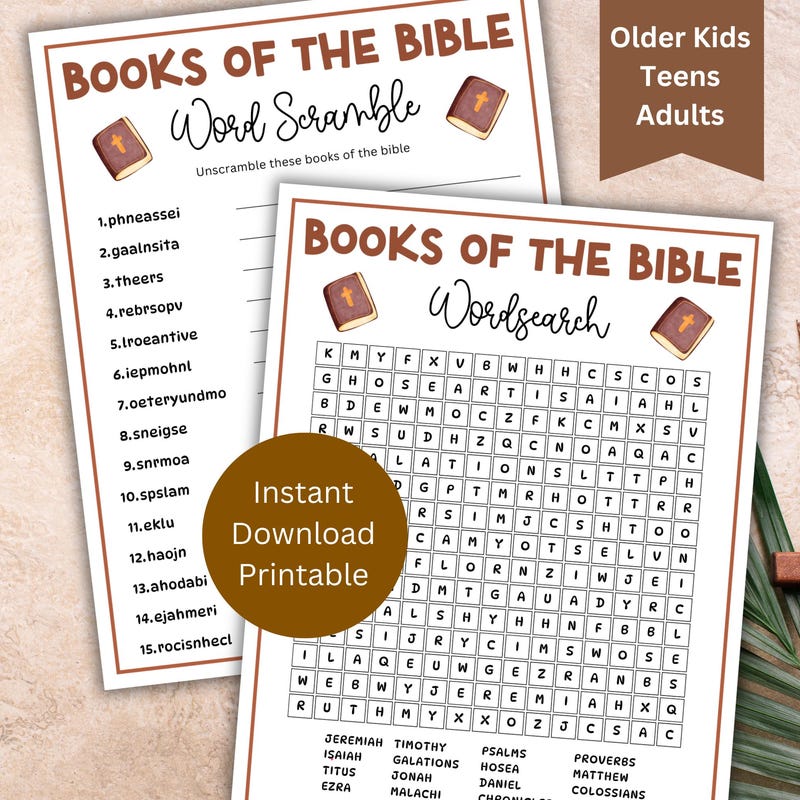 Word Search Bible Bundle - Etsy