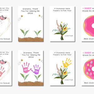 Grandma Handprint Art, Grandma Printable, Grandma Mother's Day Gift ...