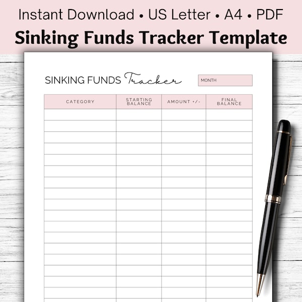 Savings Tracker - Etsy