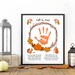 Fall Poem Handprint Craft, Printable Handprint Art, Fall is Here Poem ...