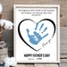 Father's Day Bible Craft, Father's Day Handprint Art, Printable Sunday ...