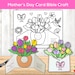 Printable Foldable Mother's Day Coloring Card, Bible Craft, Christian ...