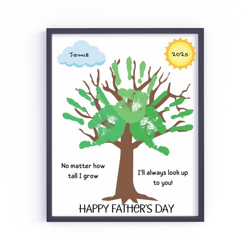 Handprint Tree - Etsy