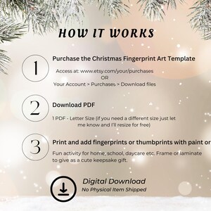 Christmas Lights Fingerprint Art, Handprint Art, Kids Toddlers Craft ...