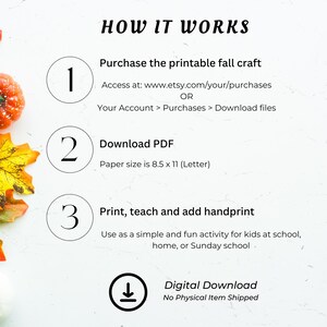 Pumpkin Gospel Handprint Art, Pumpkin Gospel Printable, Fall Craft ...