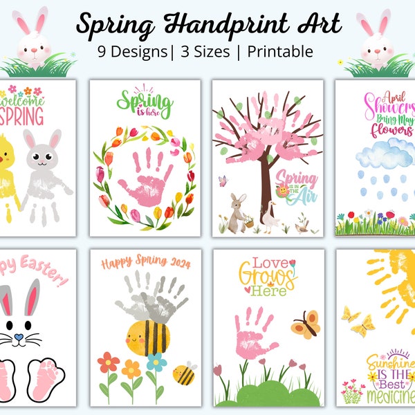 Handprint Craft - Etsy