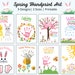 Spring Handprint Art Bundle, Spring Handprint Craft, Printable, Spring ...