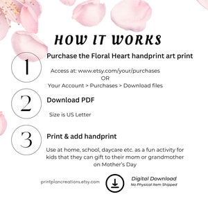 Mothers Day Bible Craft, Printable Mom Handprint Art, Christian Sunday ...