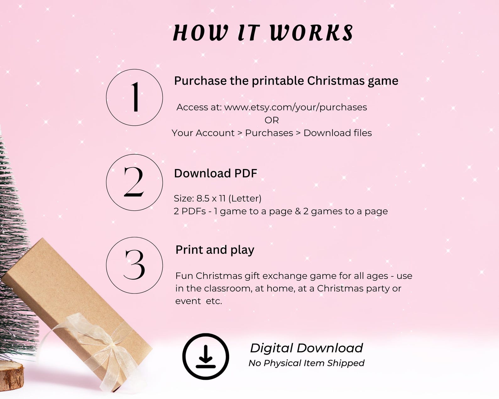 Christmas Pass the Gift Game, Pass the Present, Pass the Prize Poem ...
