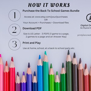 Printable Back to School Games Bundle, Set of 12 First Day of School ...