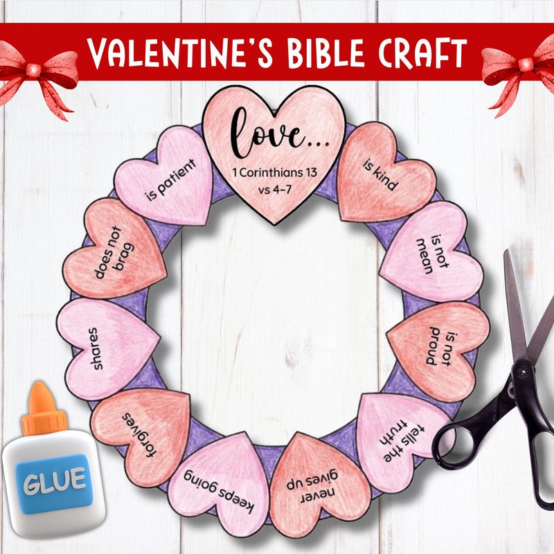 Valentine Wreath - Etsy