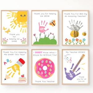 Teacher Appreciation Handprint Art, Handprint Craft, Printable Teacher ...