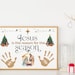 Nativity Handprint Art Craft Bundle, Birth of Jesus Sunday School Craft ...