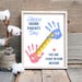 Grandparents Day Handprint Craft, Ruler Handprint Art, Loved Beyond ...
