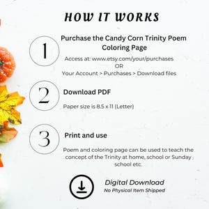 Candy Corn Trinity Printable Coloring Page, Candy Corn Trinity Poem ...