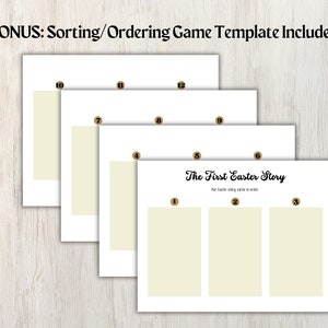 Easter Story Scripture Cards for Kids, Printable Bible Verse Cards ...