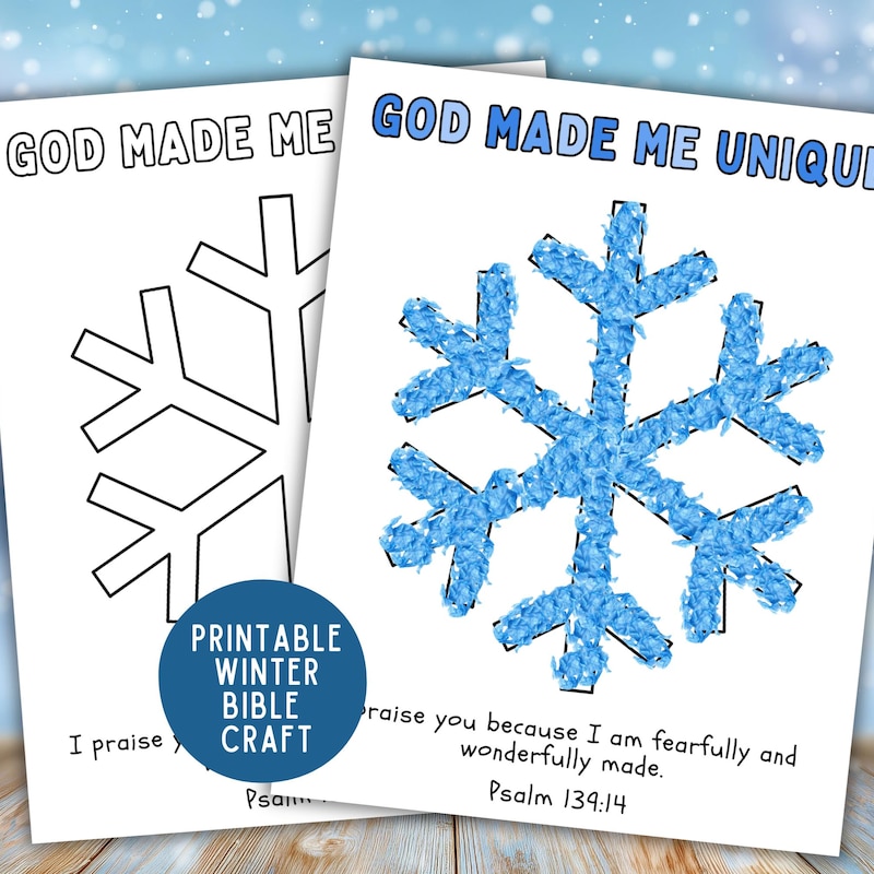 Winter Printable Art Bible - Etsy