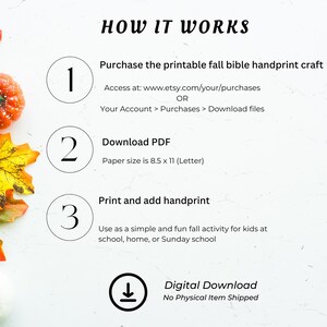 Fall for Jesus Handprint Craft, Fall Bible Craft Printable, Fall Leaves ...