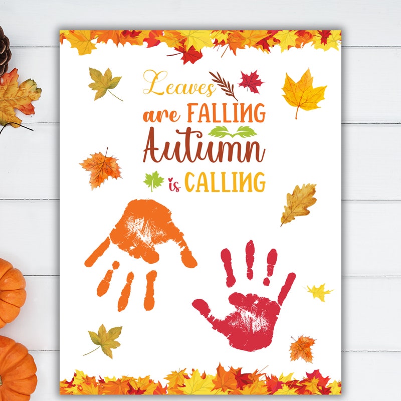Autumn Leaves Print - Etsy