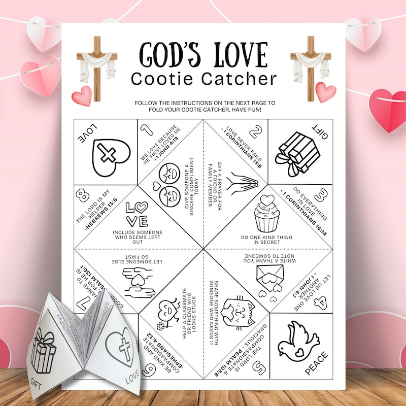 God is Love Craft - Etsy