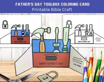Printable Father's Day Bible Verse Coloring Pages, Father's Day ...