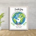 Earth Day Handprint Art, Earth Day Printable, Handprint Craft, Sunday ...