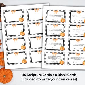 Christian Halloween Bible Verse Cards, Printable Religious Halloween ...