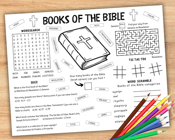 Bible Activity Sheets They're Here… FREE Bible Activity Pages For