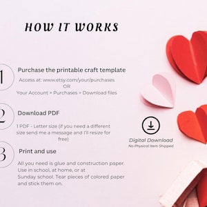 Valentine's Bible Craft Printable, Kids Valentine's Day Activity, Jesus ...