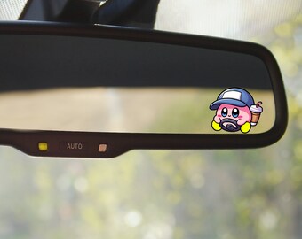 Meme Frog Mirror Peeker Rear View Cute Quality Sticker Funny Decal ...