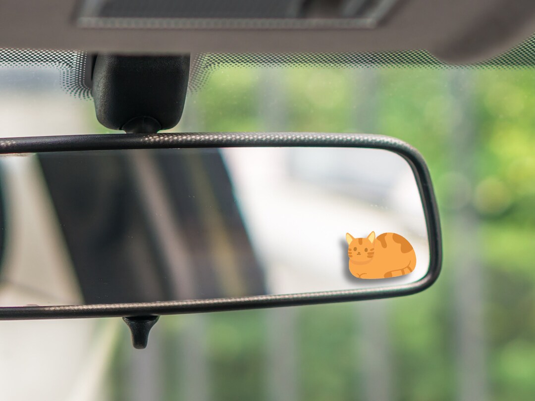 Cute Cat Mirror Peeker Sticker / Cute Car Accessory / Cat Mom Gift Car ...