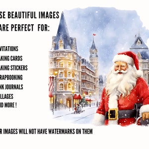Christmas London Clipart - London Winter Illustrations, Christmas City ...