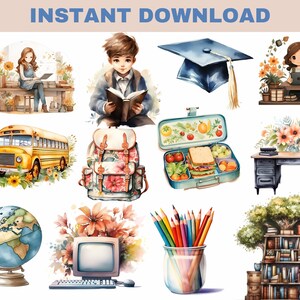 Back to School Clipart - School Teacher Clipart, School Kids Clipart ...