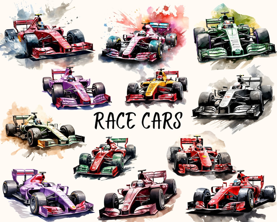 Formula 1 Race Car Clipart, F1 Racing Car, Race Car Collection ...