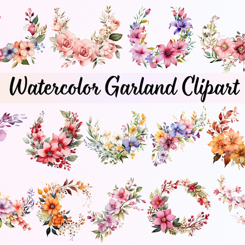 Garland Clip Art - Etsy