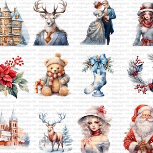 Christmas Winter Clipart Cozy Winter Clipart, Royal Christmas ...