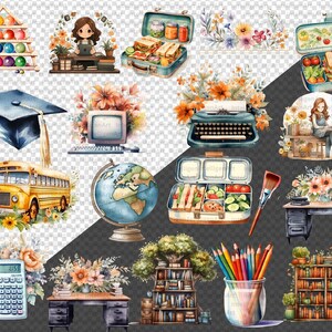 Back to School Clipart - School Teacher Clipart, School Kids Clipart ...