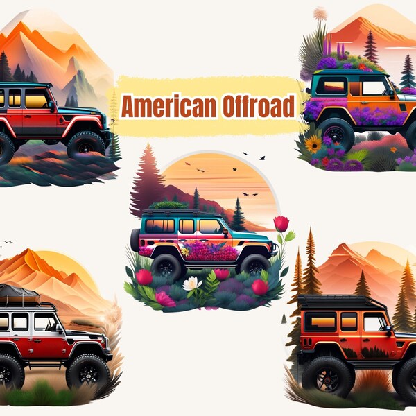 Jeep Watercolor Sublimation - Etsy