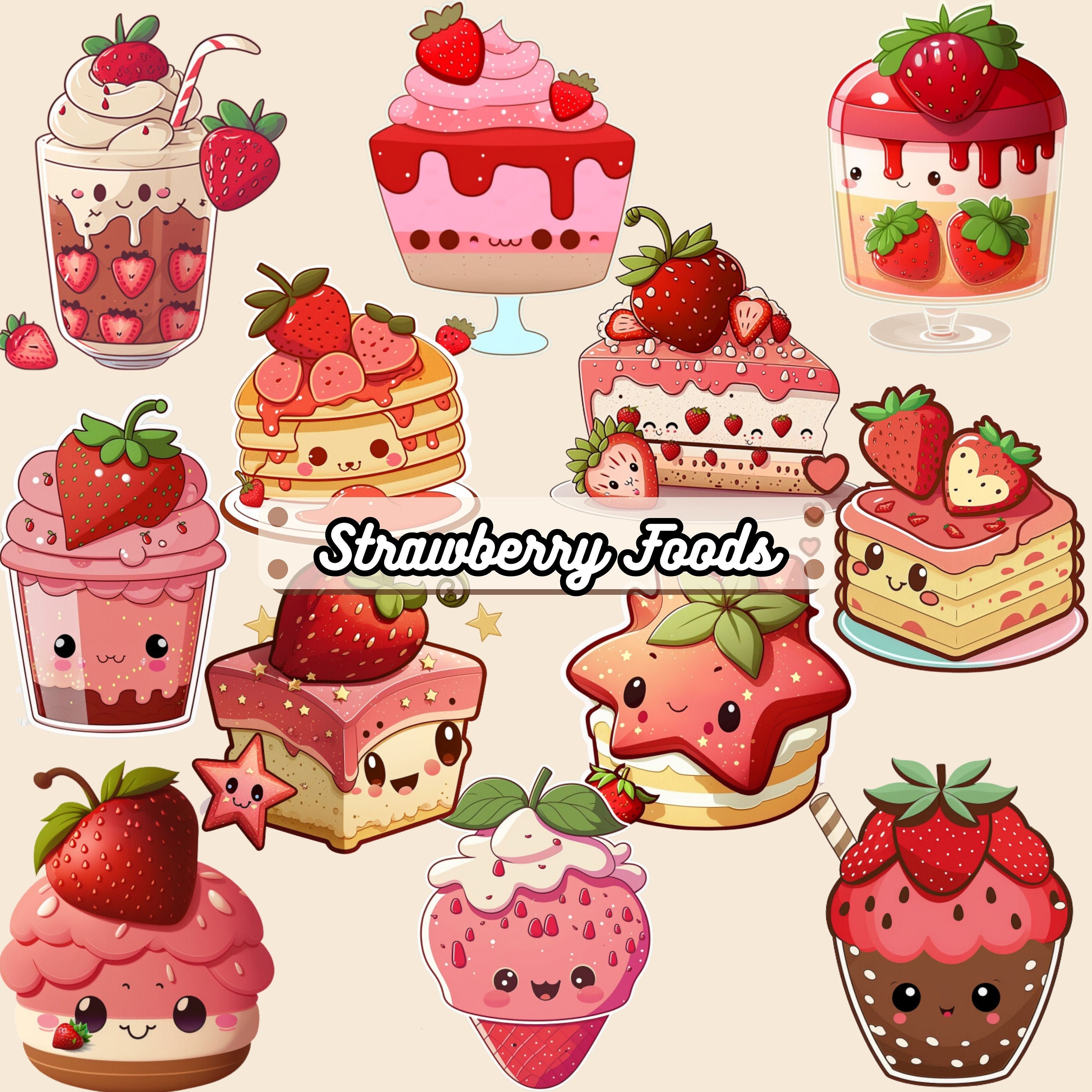 Strawberry Cake Clipart