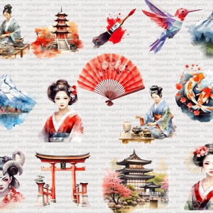 Japan Clipart - Japanese Clipart | Kimono Clipart | Traditional ...