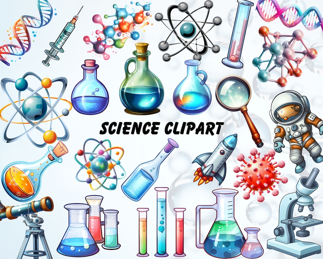 Science Clipart, Science Class Clipart, Lab Clipart, Space Clipart ...