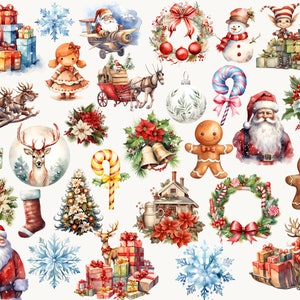 800+ Christmas Clipart Bundle - Merry Christmas Png, Christmas Png ...